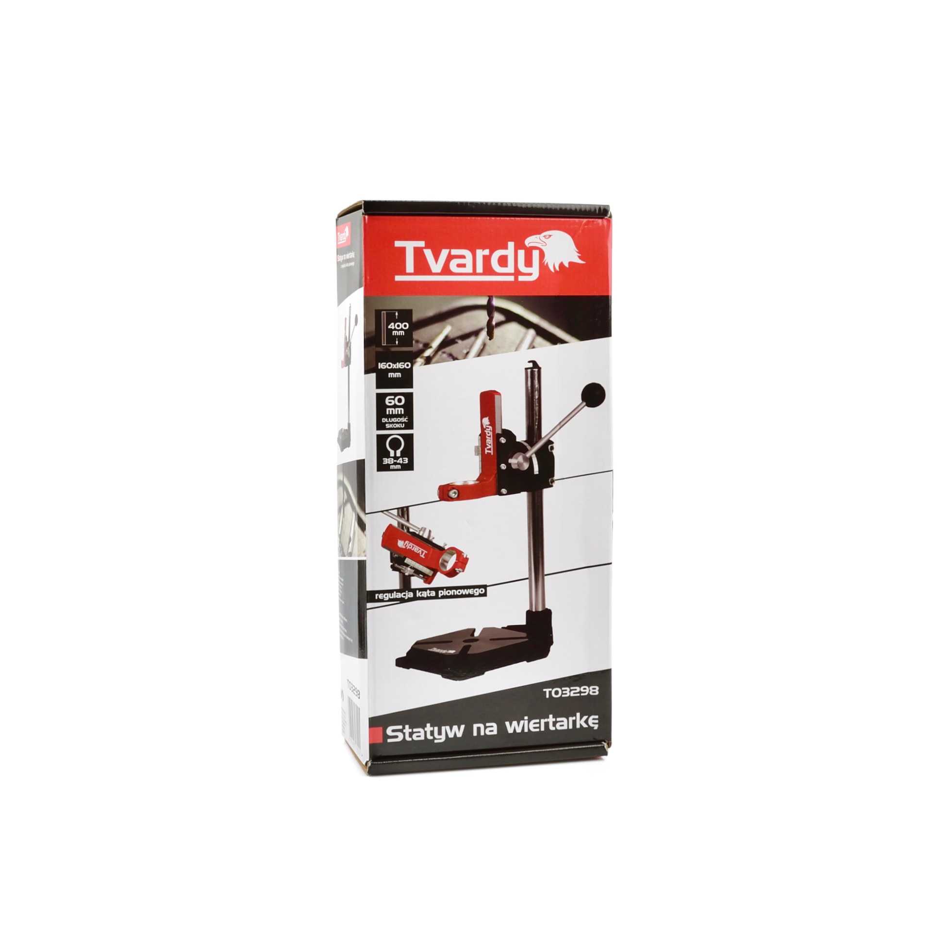 Suport pentru masina de gaurit, 43 mm, 400 mm, Tvardy T03298 - eMAG.ro