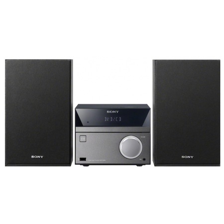 Аудио микросистема Sony CMT-S40D, CD плеър, Тунер FM, USB, AUX, 2x25W ...