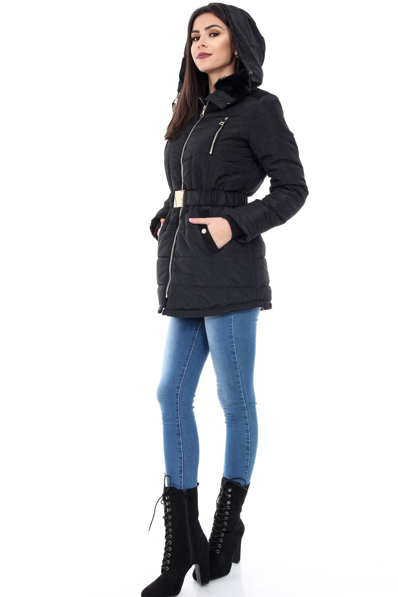 Geaca neagra, ROH, matlasata, 42 - eMAG.ro