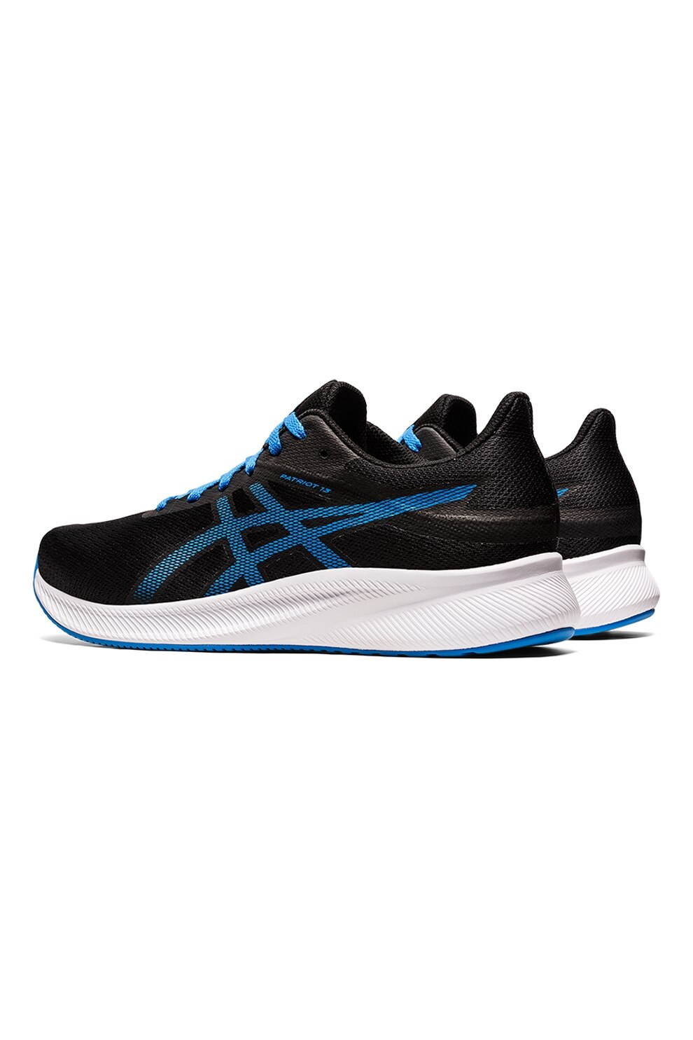 Asics, Текстилни обувки за бягане Patriot 13, Кралско Синьо, Черен, 8 ...