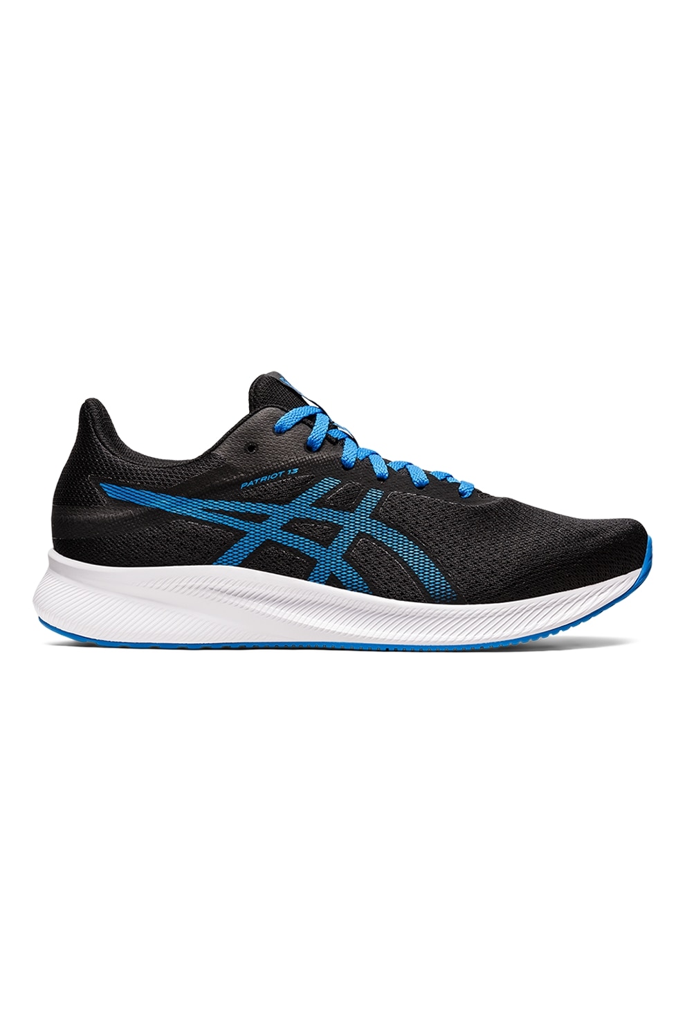 Asics, Текстилни обувки за бягане Patriot 13, Кралско Синьо, Черен, 8 ...