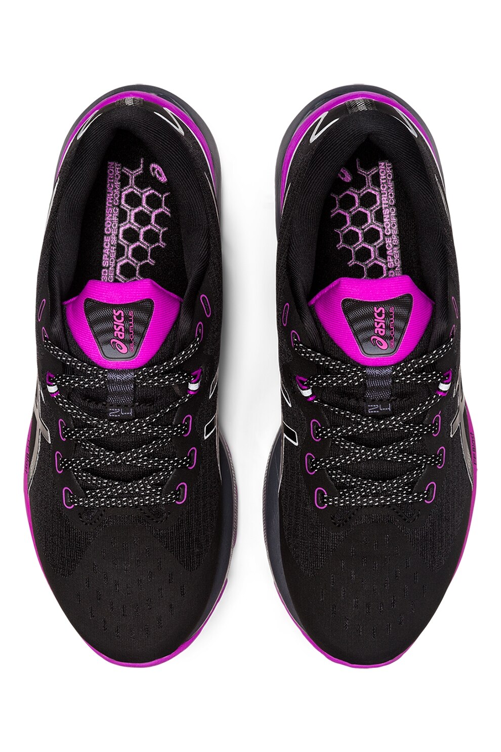 Asics, Pantofi cu detalii logo pentru alergare Gel-Cumulus, Roz orhidee ...