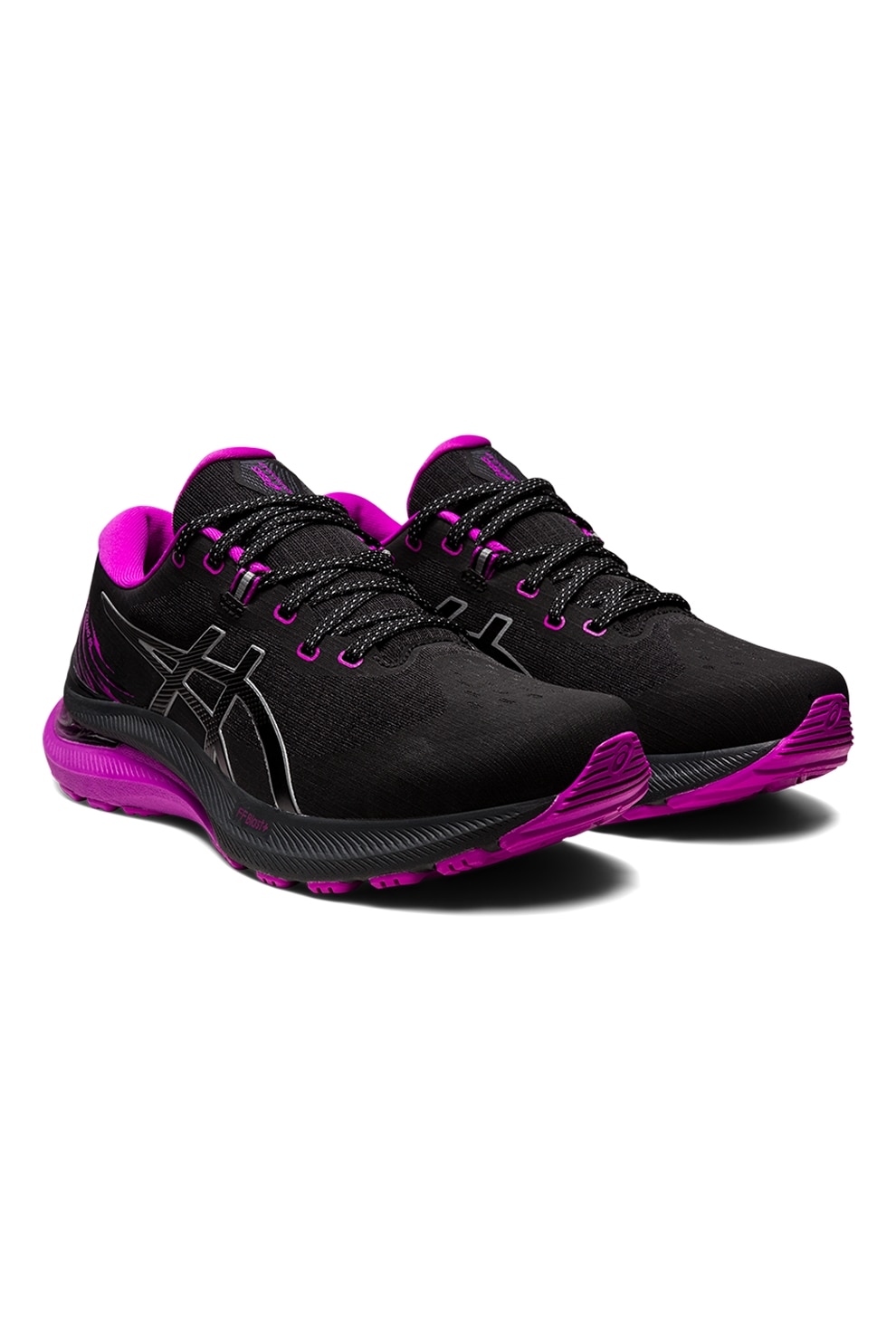 Asics, Обувки за бягане Gel-Kayano с лого, Виолетов, Черен, 8 - eMAG.bg