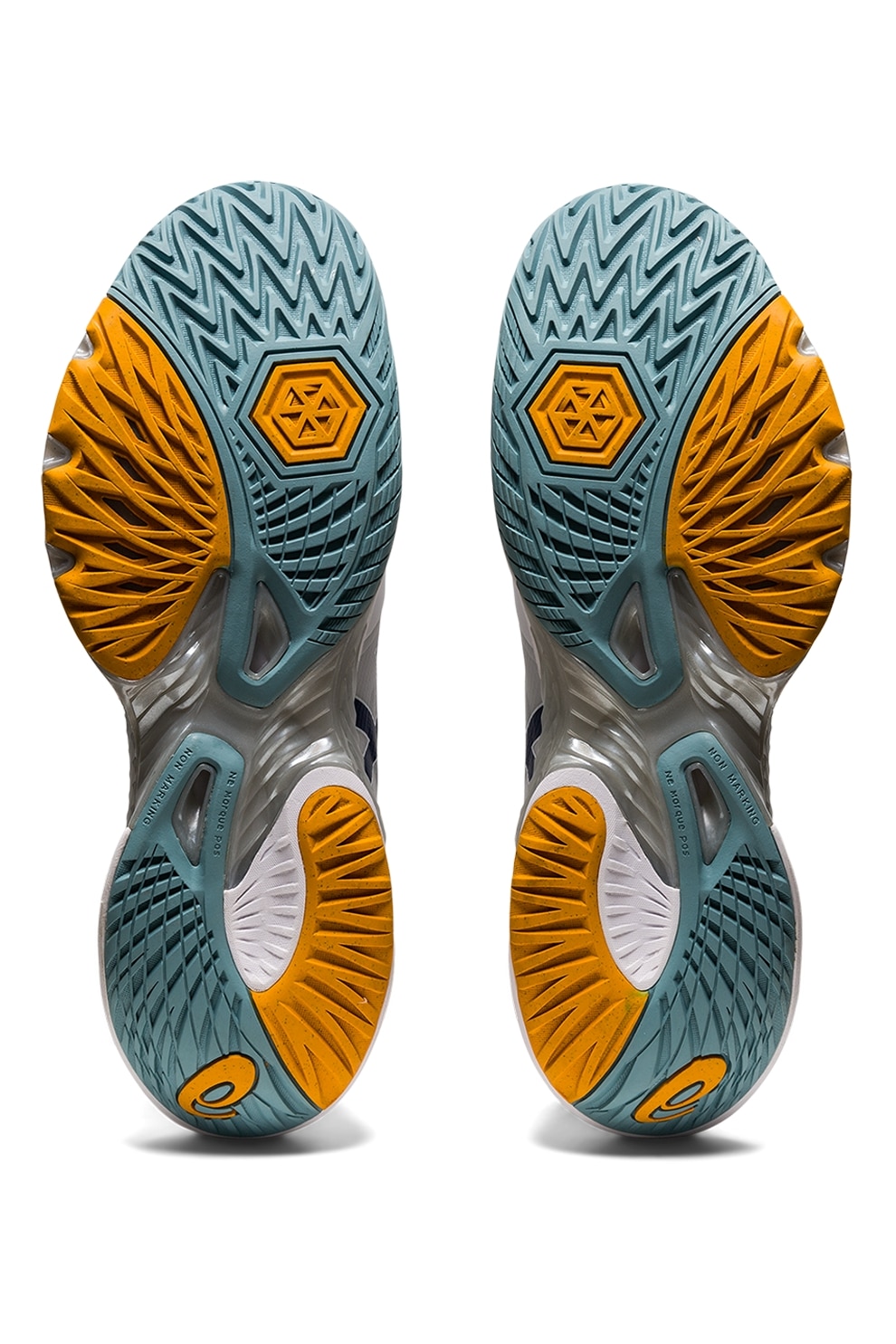 Asics, Обувки за волейбол Metarise™, Сив, Мръснобял, 7.5 - eMAG.bg