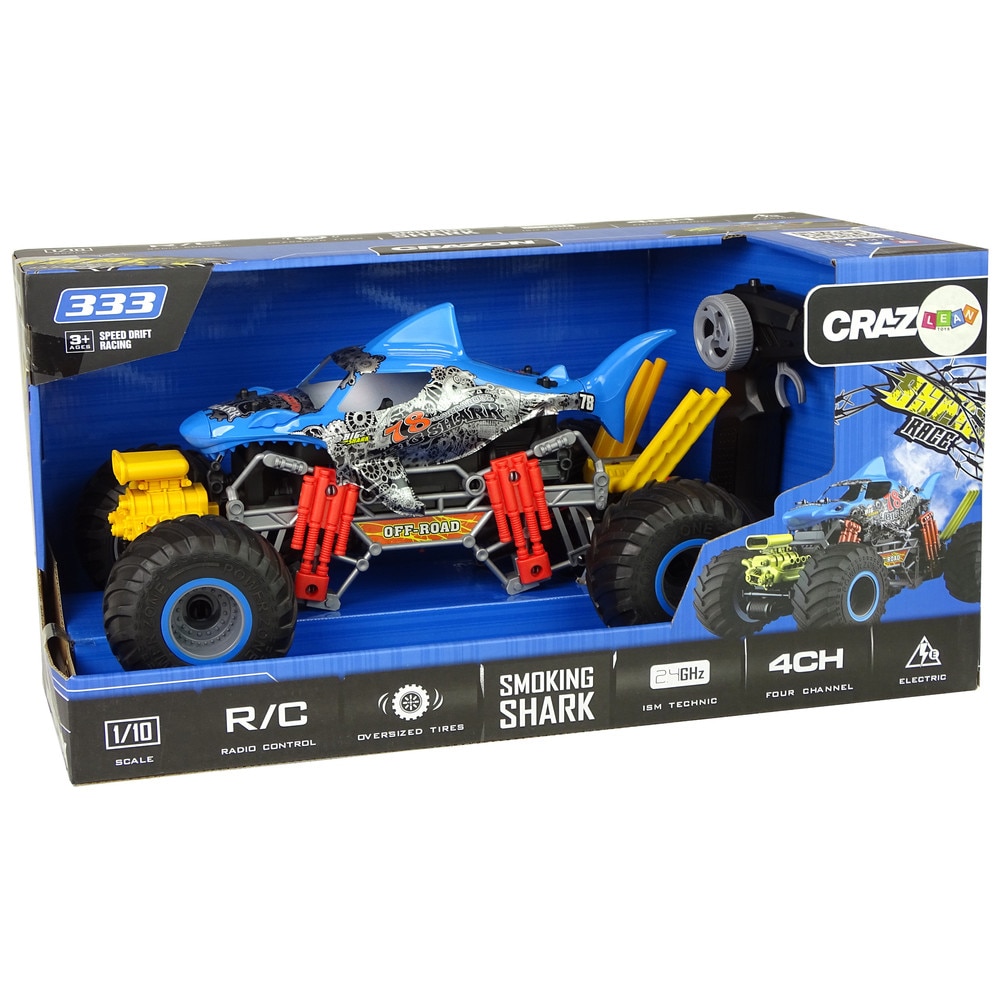Кола с дистанционно управление LEAN TOYS Auto Off-road Shark, 1:10, 2 ...