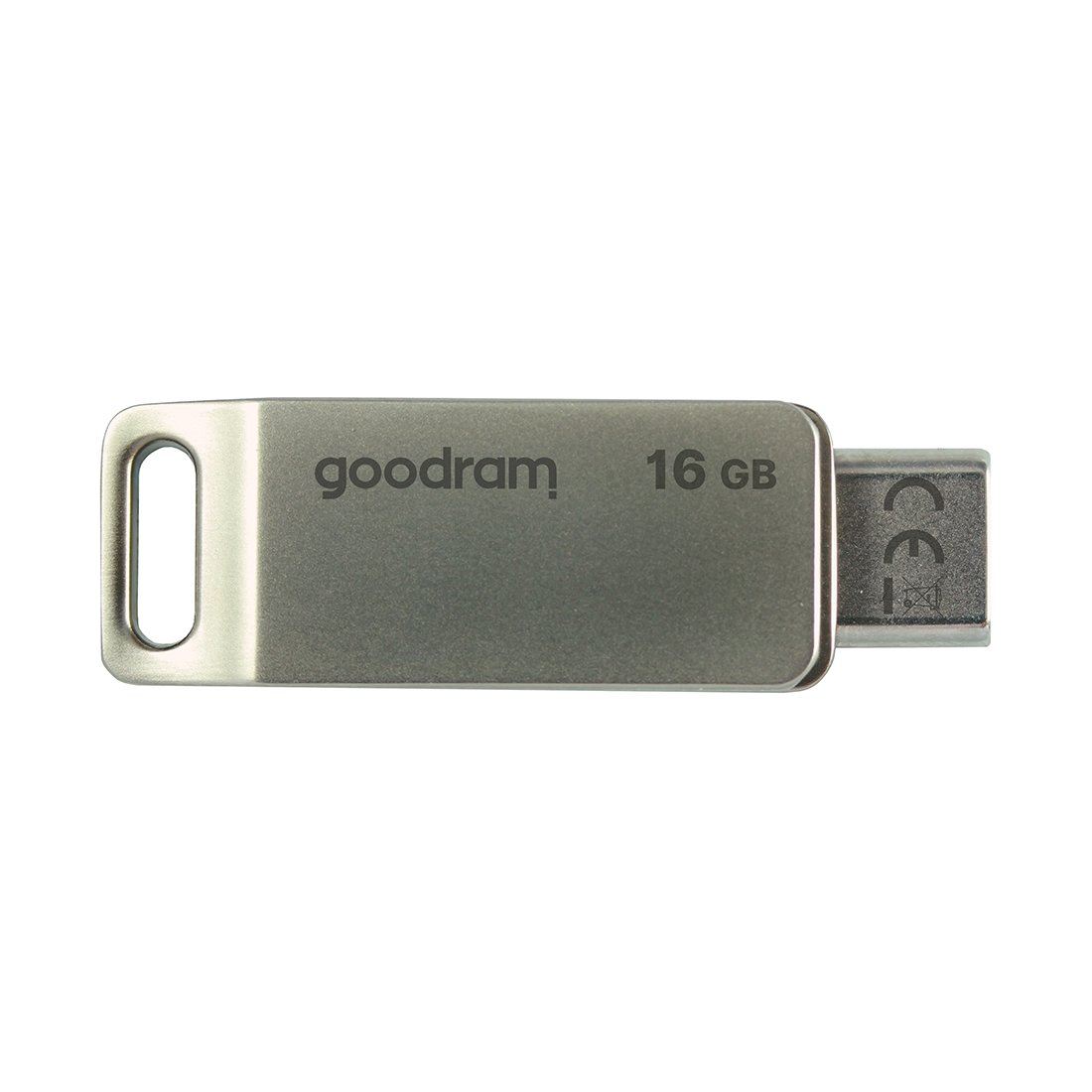 Stick de memorie USB-C si USB 3.2, 16 GB, metalic, Silver - eMAG.ro