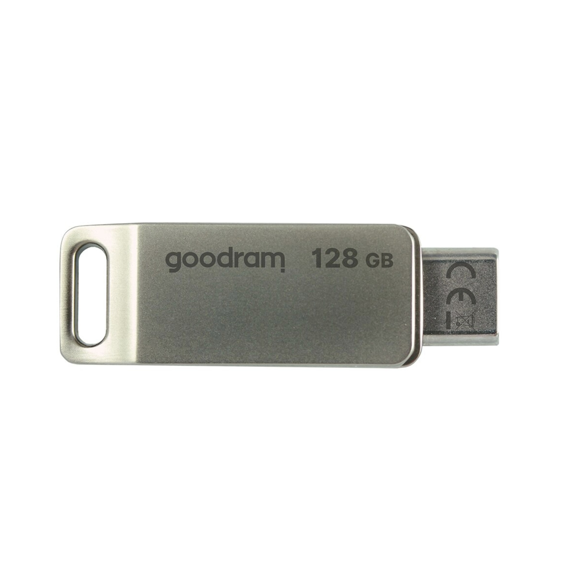 Stick de memorie USB-C si USB 3.2, 128 GB, metalic, Silver - eMAG.ro