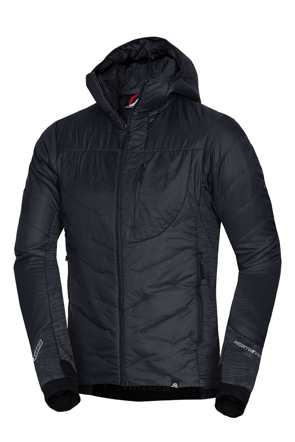 NORTHFINDER, Geaca impermeabila pentru trekking Otis, Negru, L - eMAG.ro