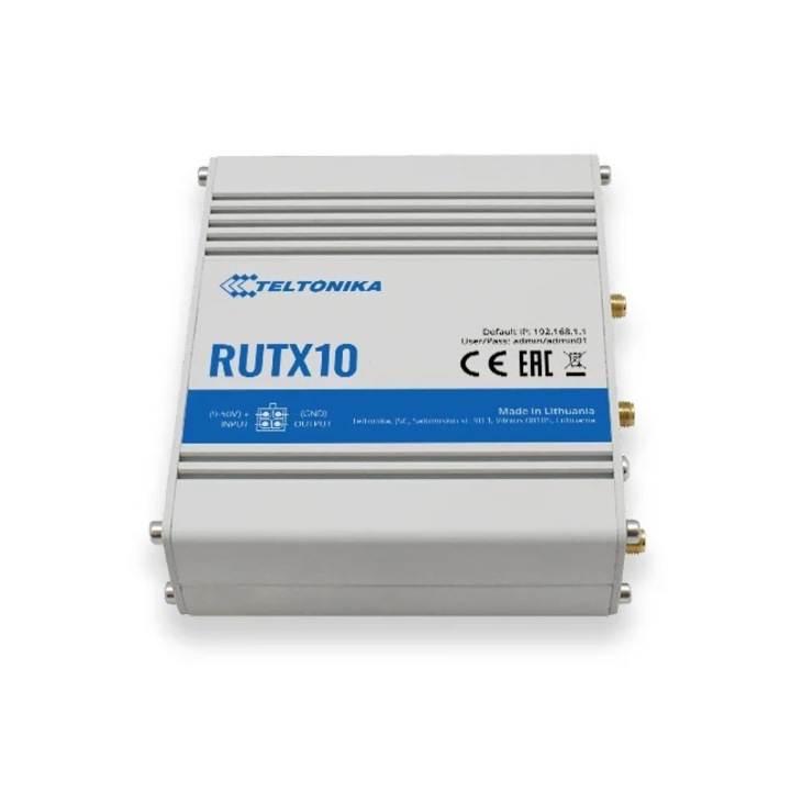 TELTONIKA RUTX10 Industrial router 1x WAN 3x LAN WiFi 802.11 AC - eMAG.bg