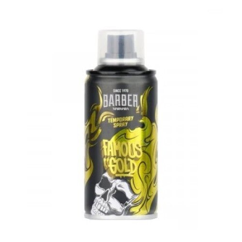Spray colorant pentru par Famous Gold 150ml, Barber Marmara - eMAG.ro