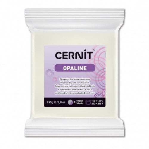 Lut polimeric Cernit, Opaline, Alb Semitransparent 010, 250 g - eMAG.ro