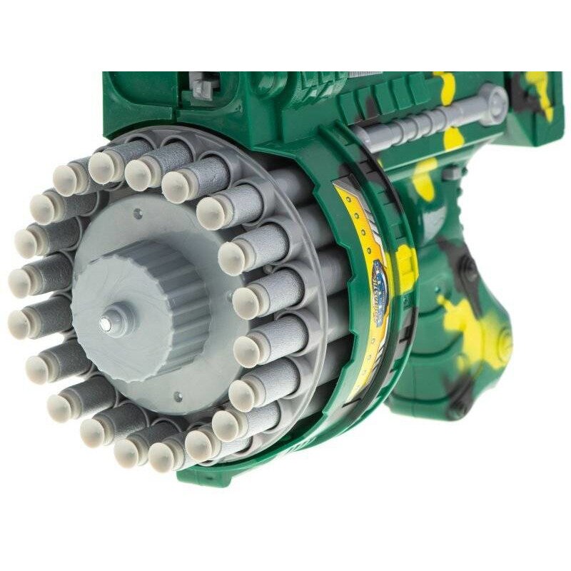 Set lansator cu ochelari si 40 sageti, KIK, +3 ani, Verde - eMAG.ro