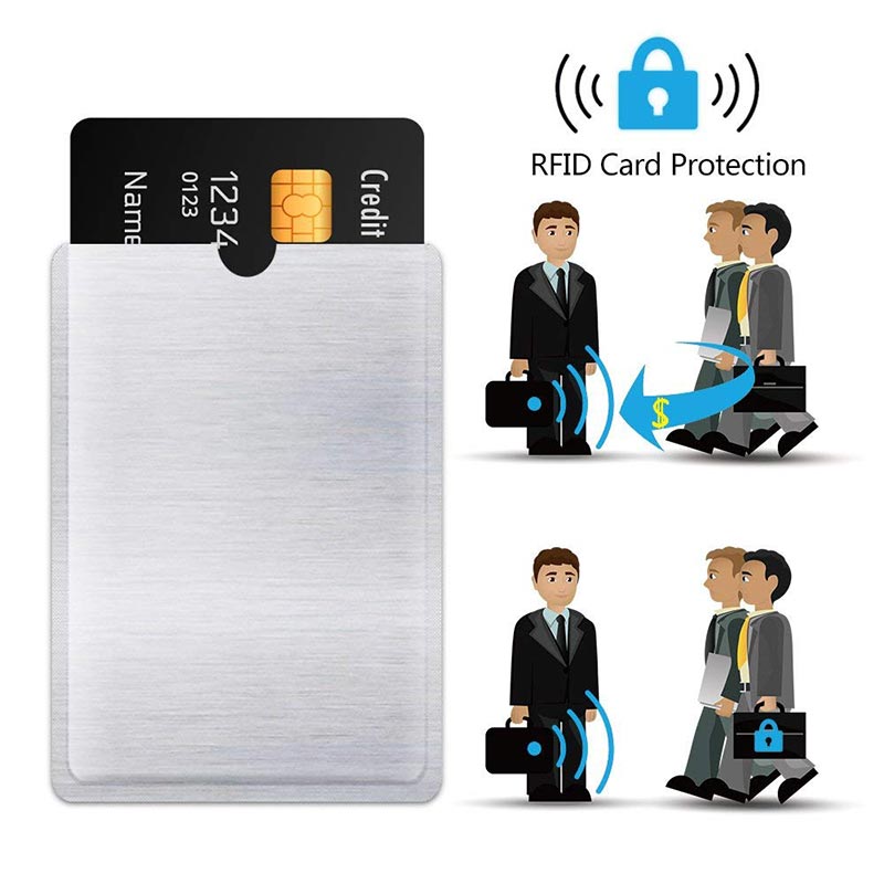 Folie de protectie RFID / Contactless pentru card bancar Gri - eMAG.ro