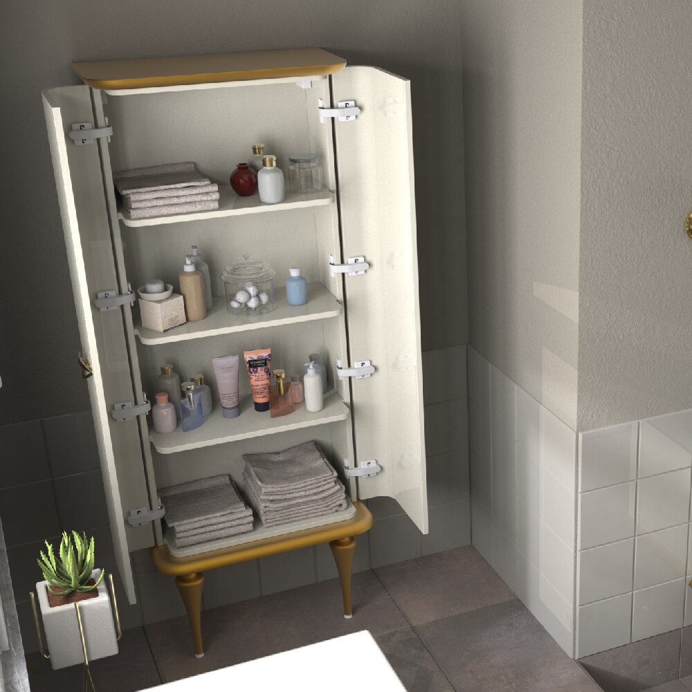 Soldat Pierre Cardin Angelica, 1800 mm, alb perlat - eMAG.ro