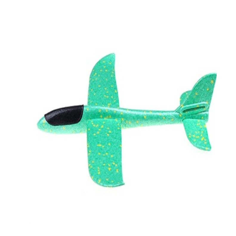 Avion din spuma, Zola®, pentru copii, 47x48 cm, verde - eMAG.ro