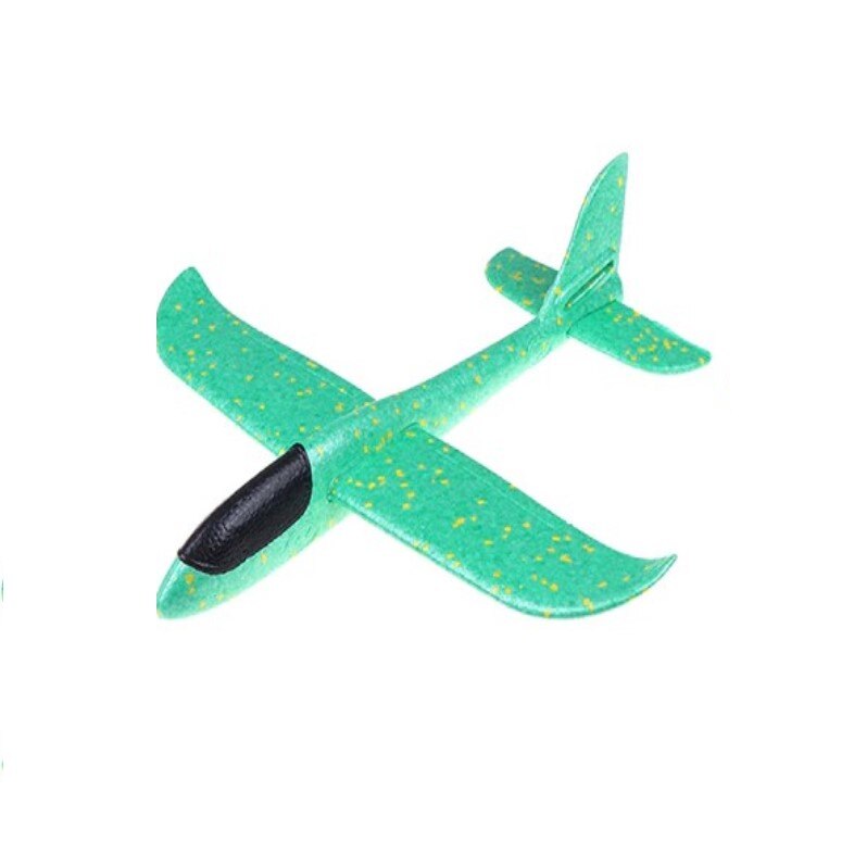 Avion din spuma, Zola®, pentru copii, 47x48 cm, verde - eMAG.ro