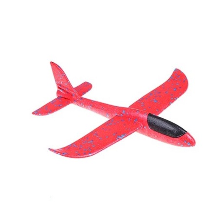 Avion din spuma, Zola®, pentru copii, 47x48 cm, rosu - eMAG.ro