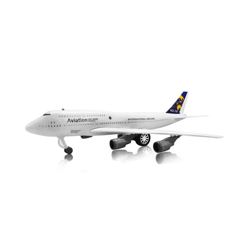 Avion pentru copii Felis, Sunet, Lumina, Plastic, 44x22x10 cm, 3+ ani ...