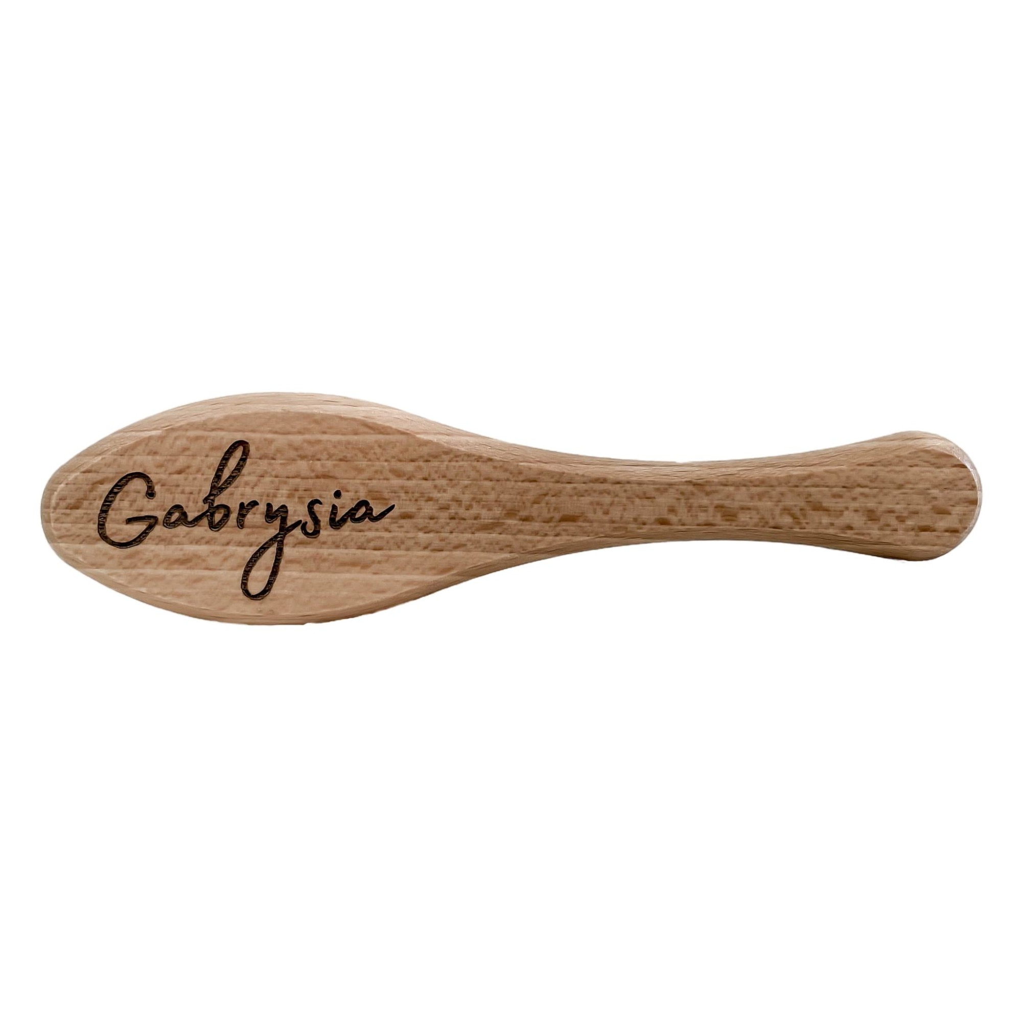 Perie bebelusi, Lovespa, Par de capra, Fibre/Lemn, Crem - eMAG.ro