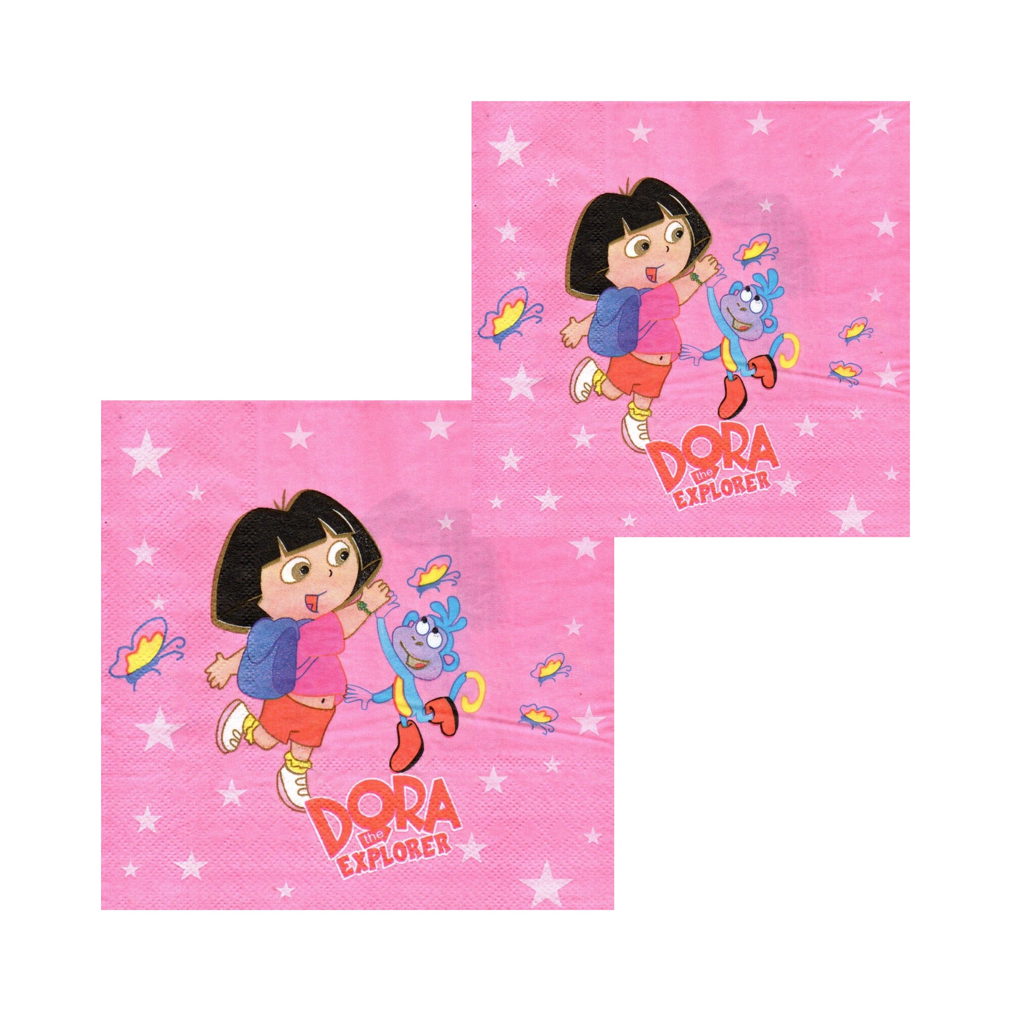 Set 10 buc Servetele de Masa Disney Dora Exploratoarea si Boots - eMAG.ro