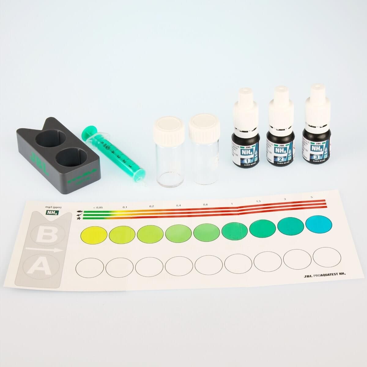 Test apa acvariu, JBL, Amoniac/NH4, Reutilizabil - eMAG.ro