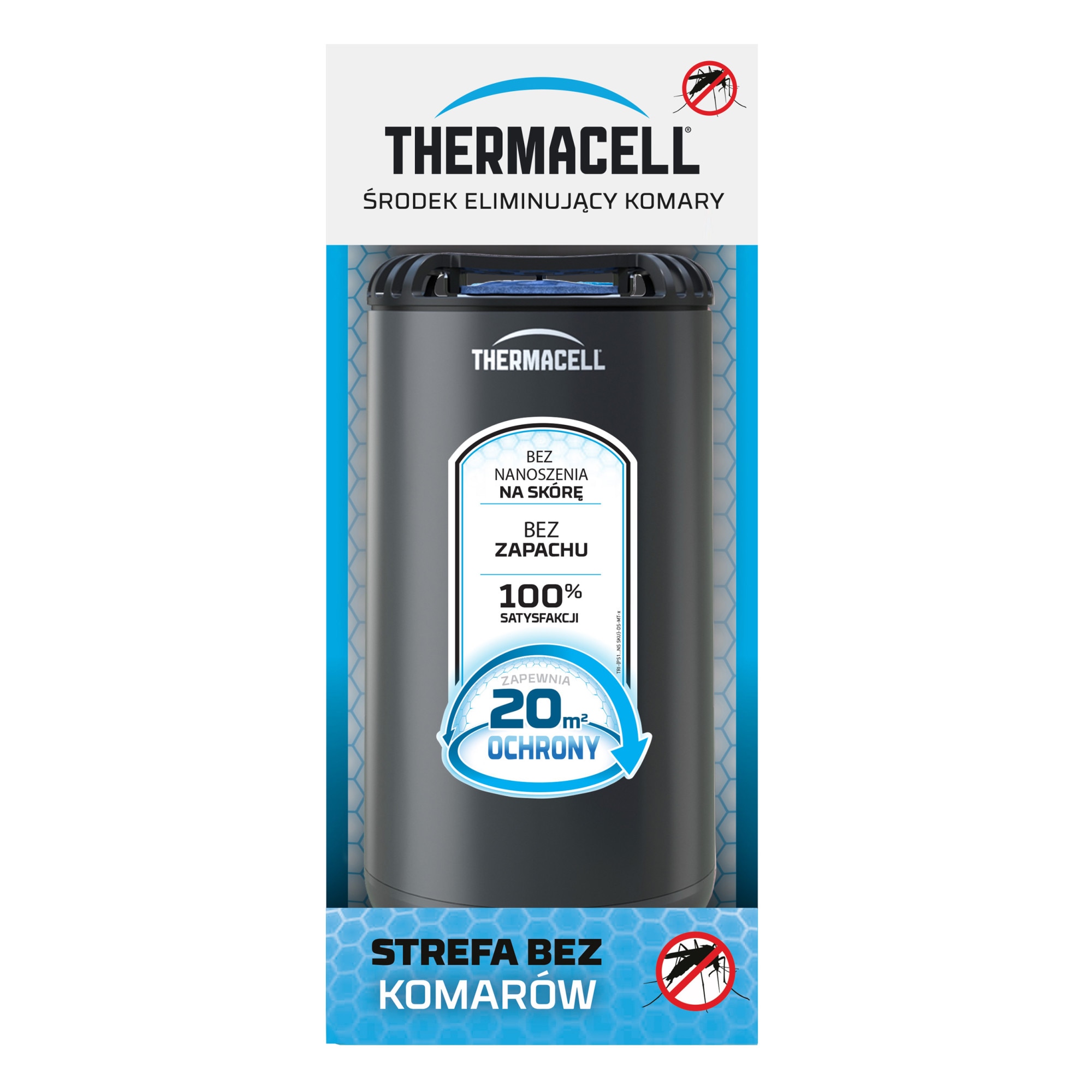 Repelent contra tantari/muste, ThermaCELL, Patio Shield, Gri grafit ...