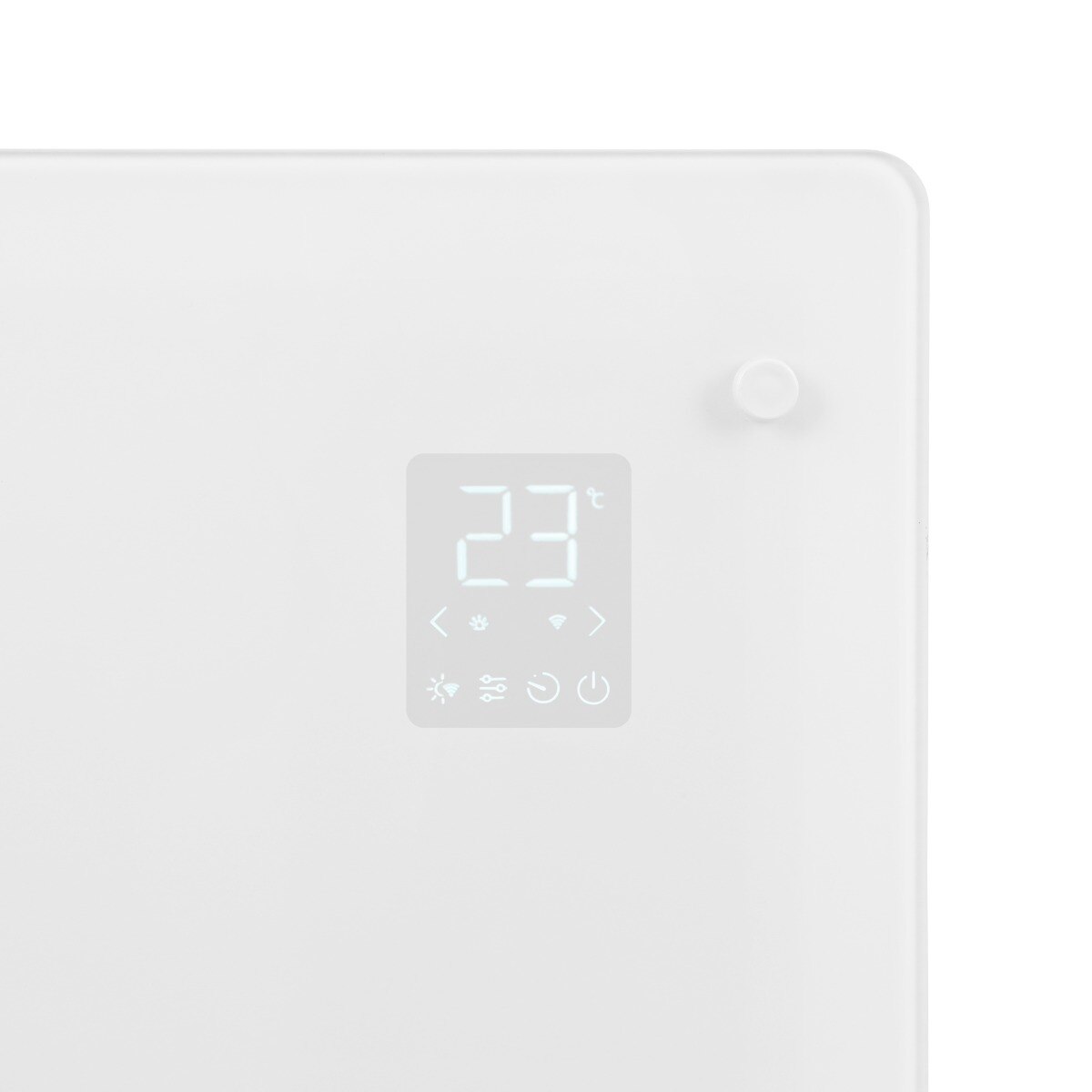 Convector cu panou din sticla, VONROC, CH511AC_WHITE, 1500W, WIFI - eMAG.ro