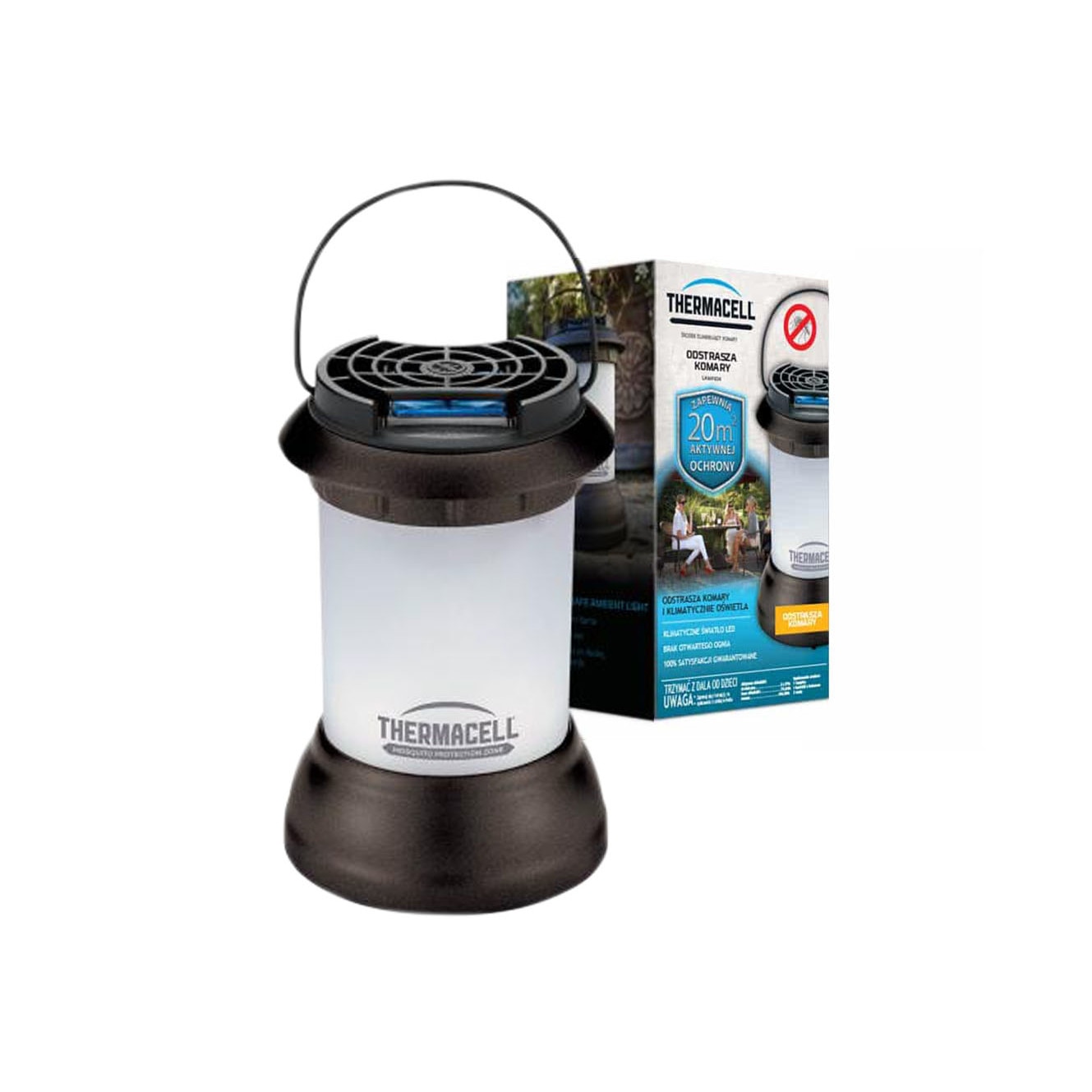 Repelent contra tantari/muste, ThermaCELL, Bristol, Alb/Negru - eMAG.ro