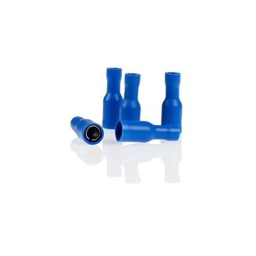 Set 10 papuci electrici auto izolati Alca 02756, albastru, 5.0 mm - eMAG.ro