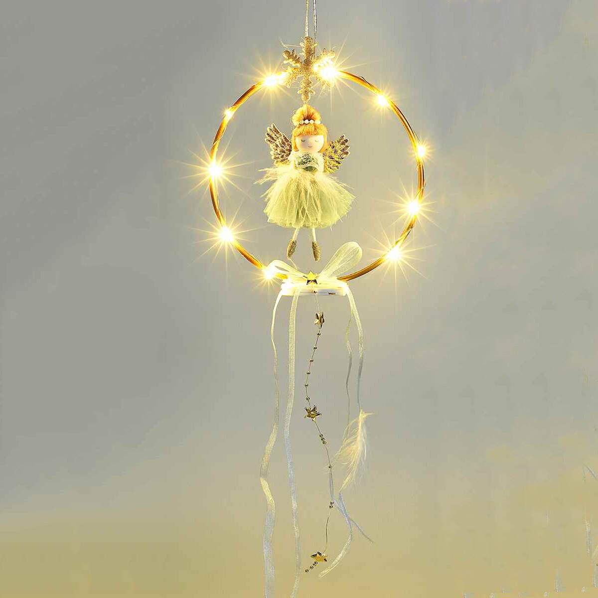 Coronita Inger albastru cu led 17x45 cm - eMAG.ro