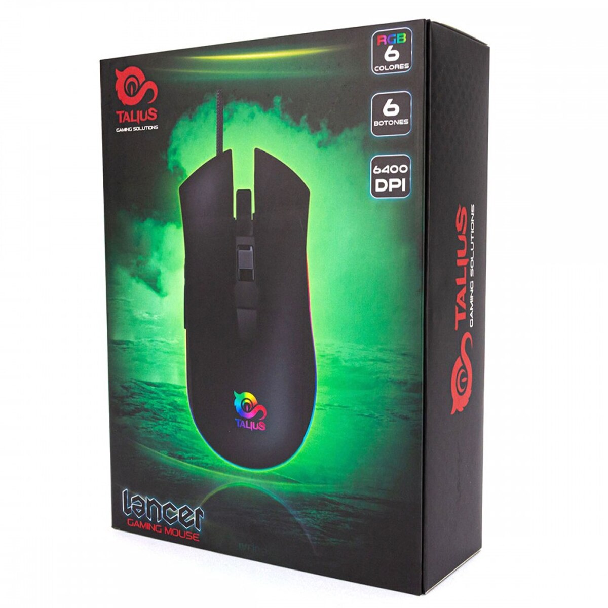 Mouse gaming Talius Lancer, 6400 DPI, Negru - eMAG.ro