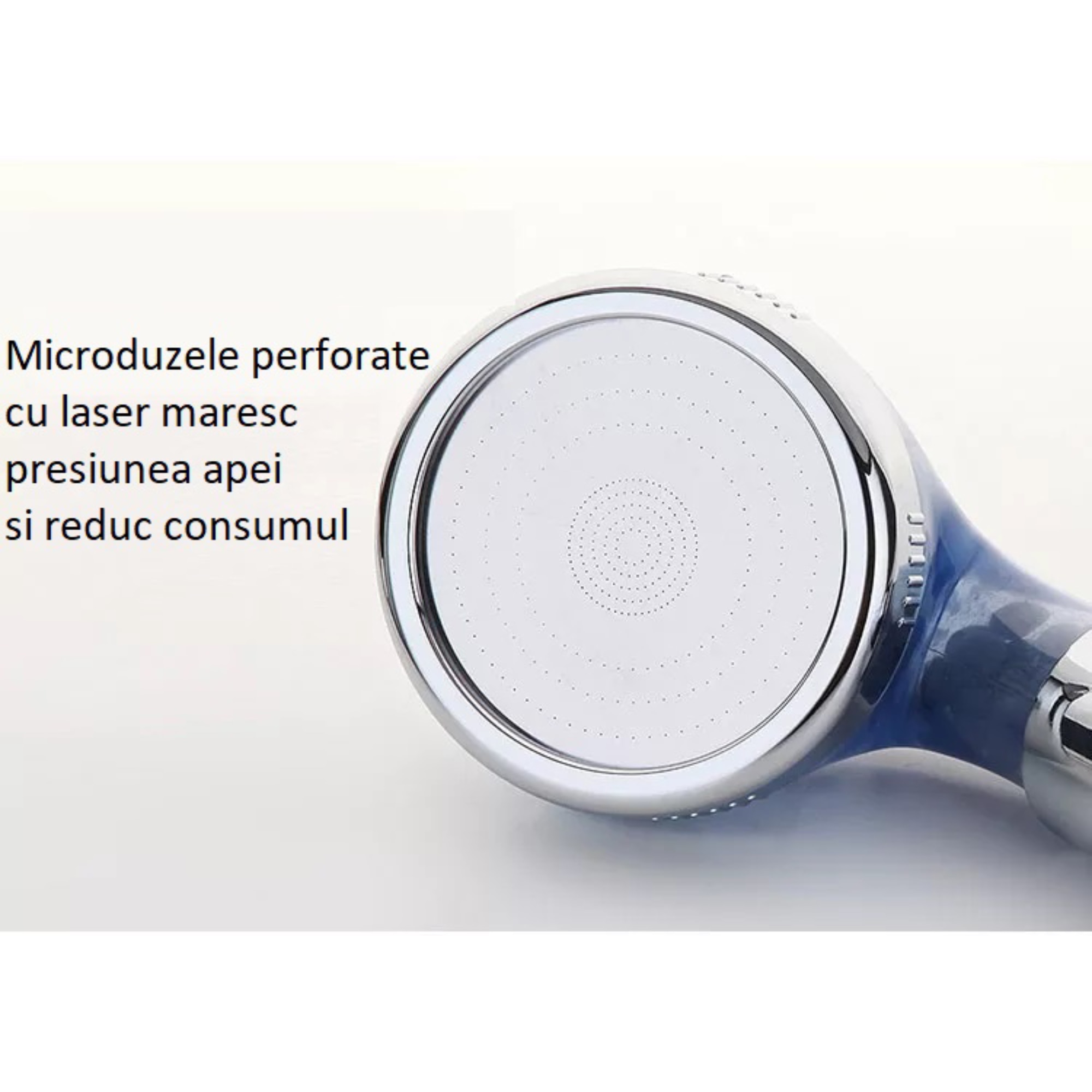 Cap de dus cu 3 functii INNOVIO®, Filtru de bumbac si granule minerale ...