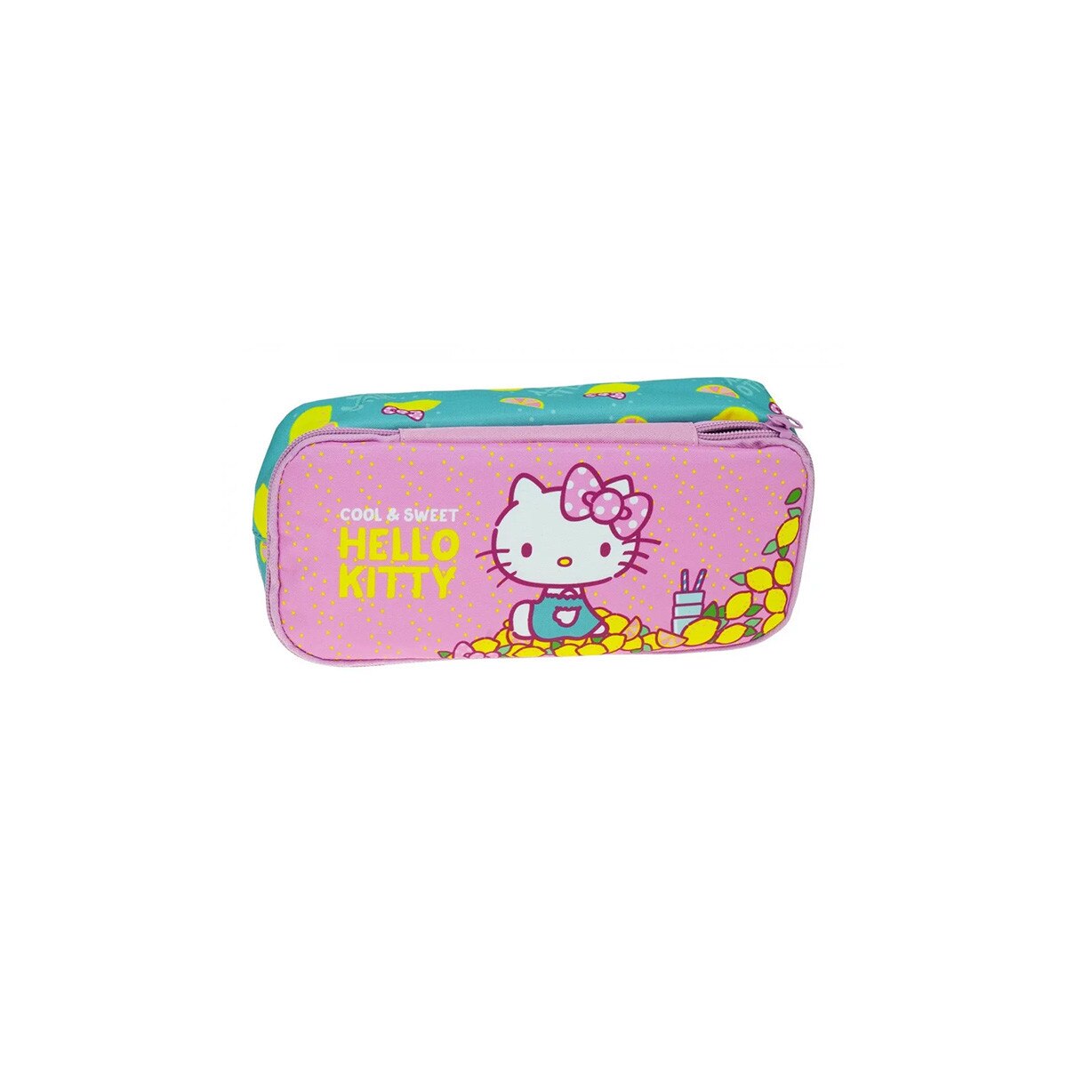 Penar neechipat, Hello Kitty, 2 compartimente, roz - eMAG.ro