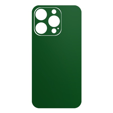Folie skin SILKASE pentru Apple iPhone 14 Pro, verde inchis mat ...