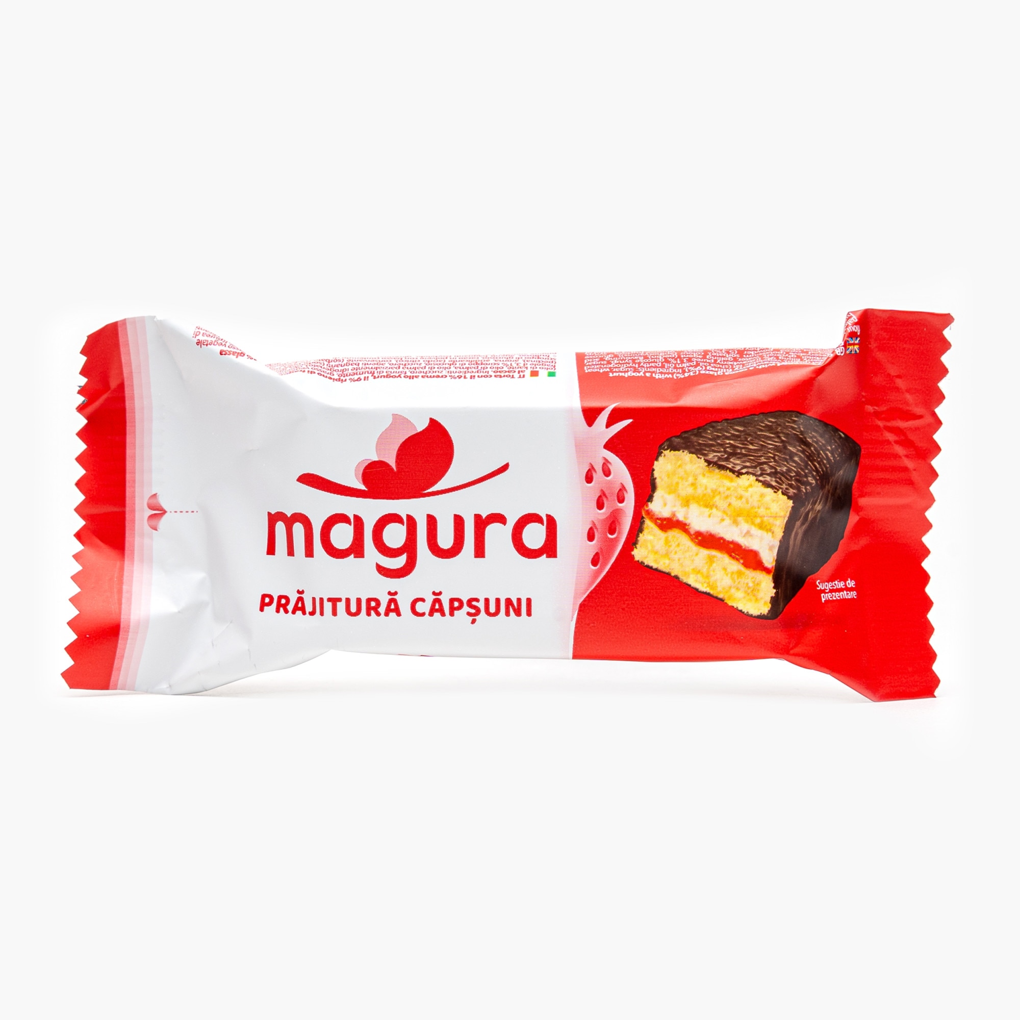 Prajitura cu crema de capsuni Magura 35g - eMAG.ro