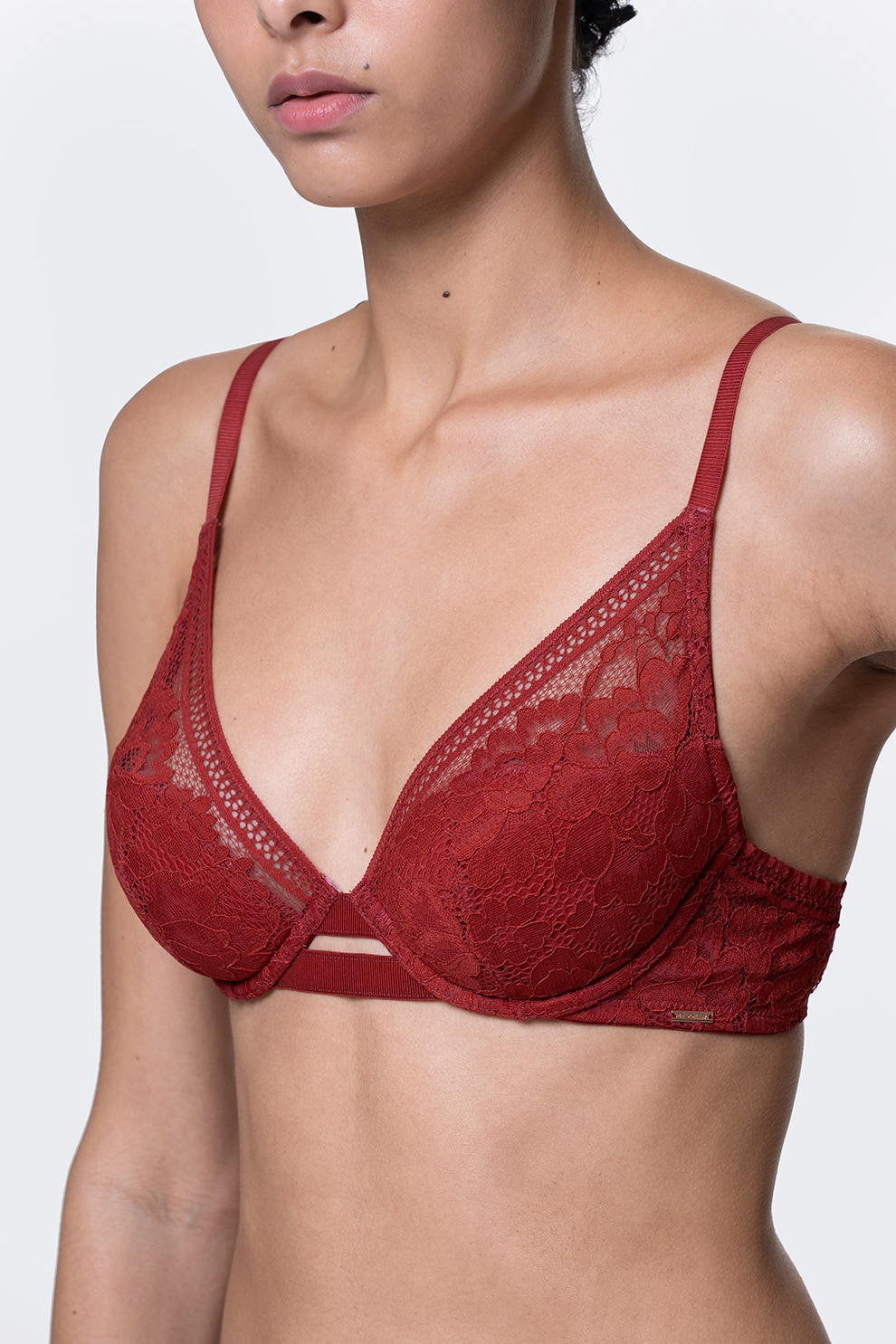 Dorina, Леко подплатен сутиен Unity, Бордо, 75C - eMAG.bg