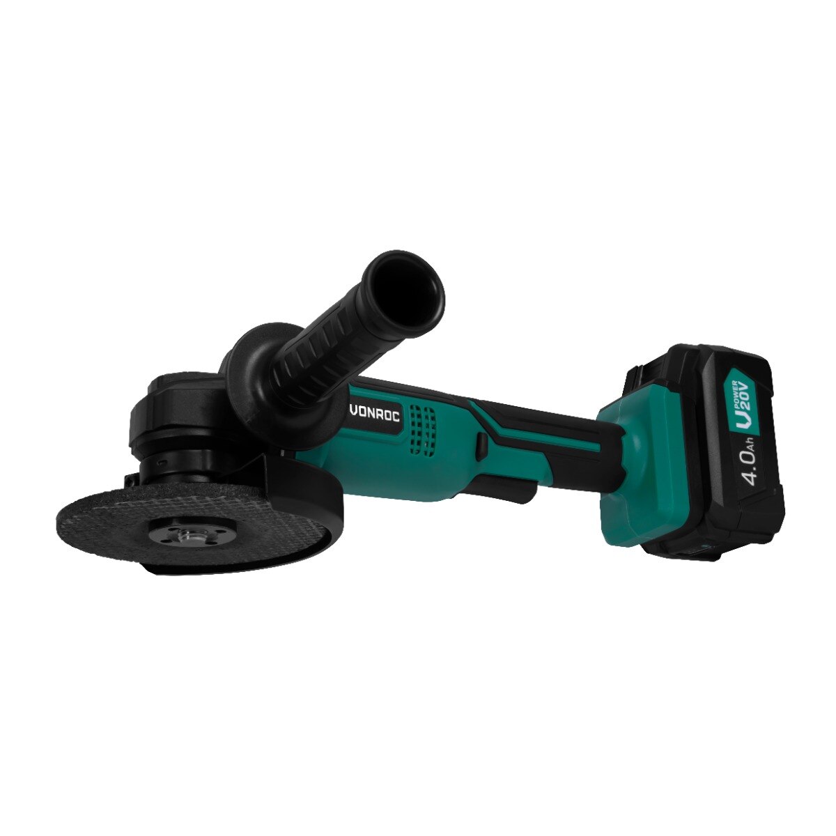 Акумулаторен ъглошлайф VONROC, S3AG504DC, 20 V, 1 батерия 4 Ah и бързо ...