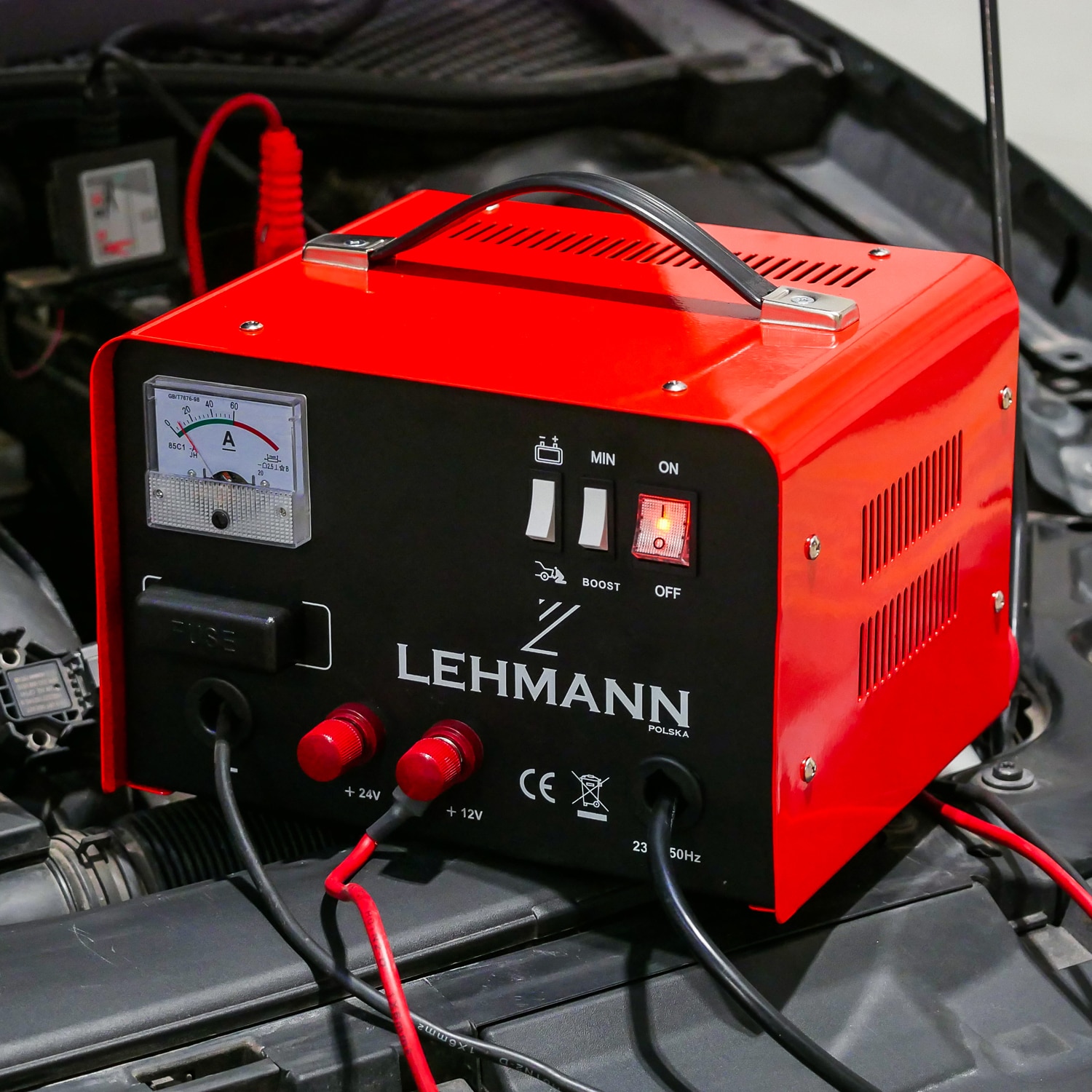 Redresor auto Lehmann Winter Buster, ampermetru, functie de pornire ...