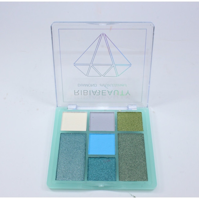 Cенки за очи, Makeup, Ribia Beauty, Diamond Obsessions, Green - eMAG.bg