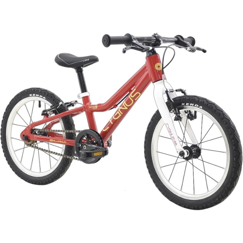 Bicicleta pentru copii, Cygnus, 16 inch, Rosu - eMAG.ro