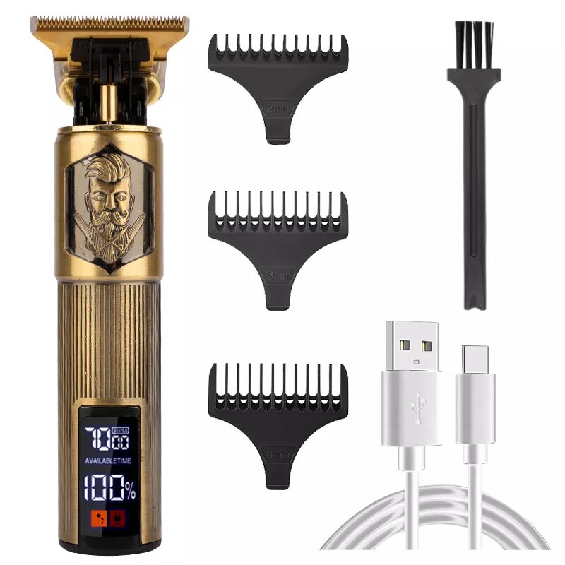 Masina Profesionala de Tuns Barba si Contur, Model Barber, Zgomot Redus ...