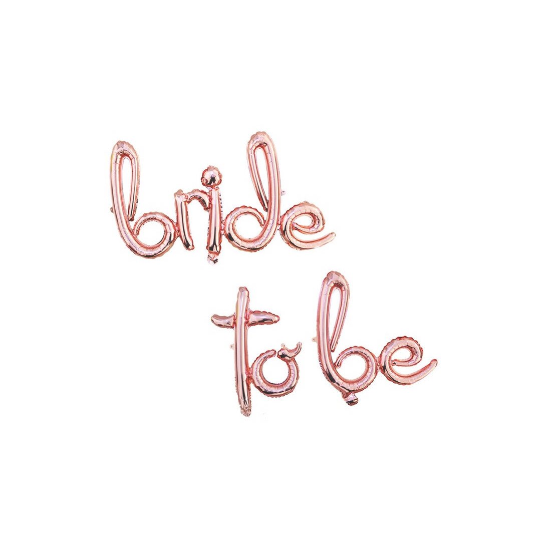 Set 3 baloane folie "bride to be" scris de mana rose gold - eMAG.ro