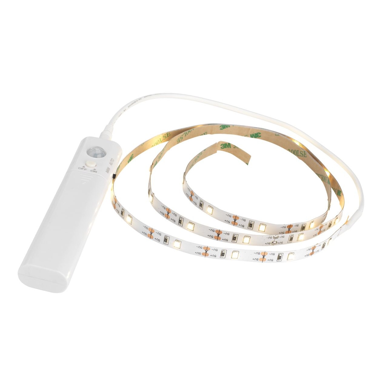 Banda LED cu senzor, alb - eMAG.ro