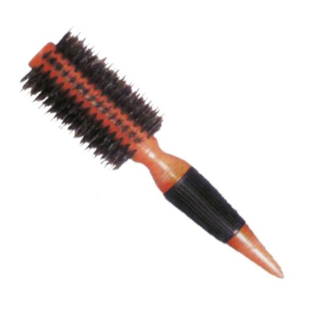 Perie rotunda de par, Chromwell, Negru/Portocaliu - eMAG.ro