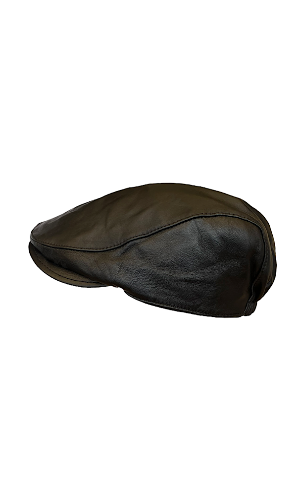 Basca din piele naturala, culoarea neagra, marime universala, BP004 ...