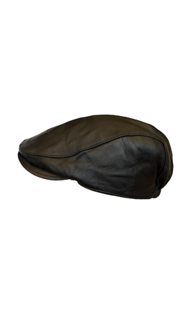 Basca din piele naturala, culoarea neagra, marime universala, BP004 ...