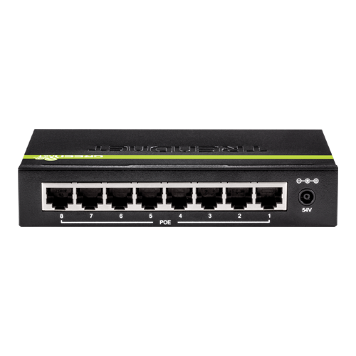 Суич 8 порта Gigabit PoE/PoE+ 61W - TRENDnet TPE-TG82G - eMAG.bg