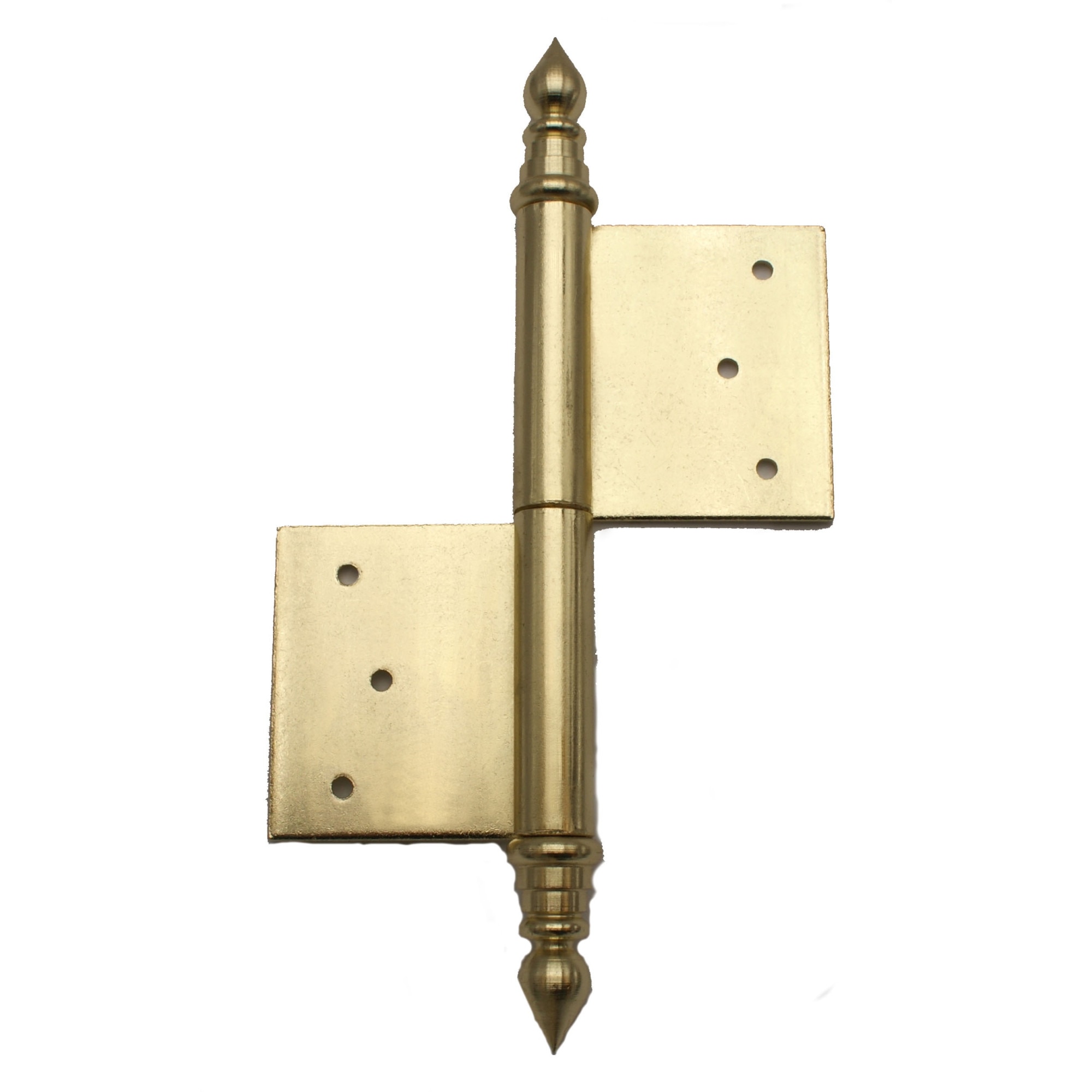 Balama usi decorativa, 120 mm, Placata cu cupru, Stanga, Auriu - eMAG.ro