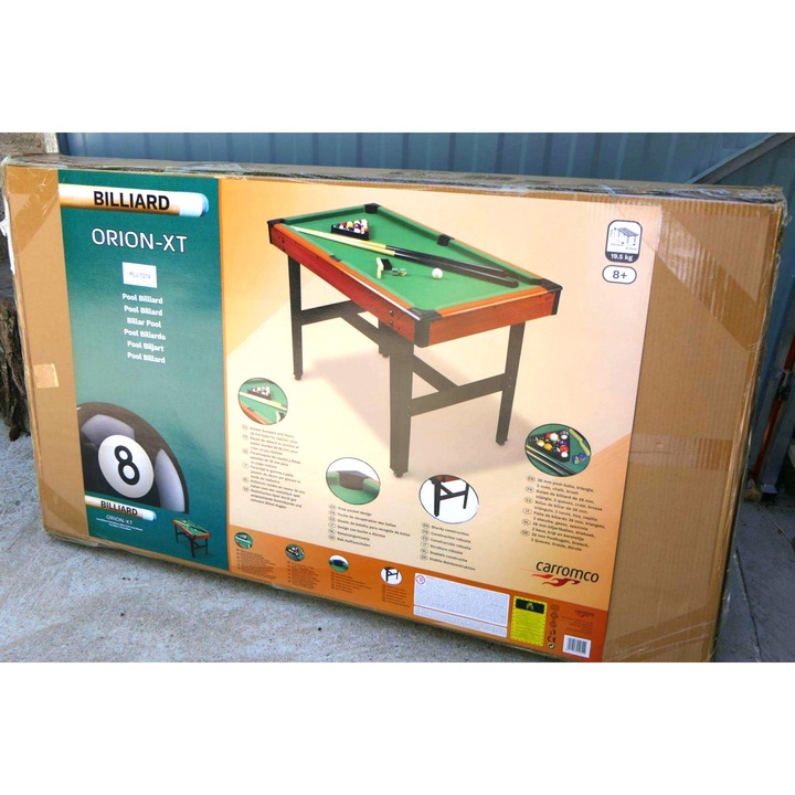 Carromco Orion-XT 122 x 67 x 79 cm biliárd asztal, Pool Table ...