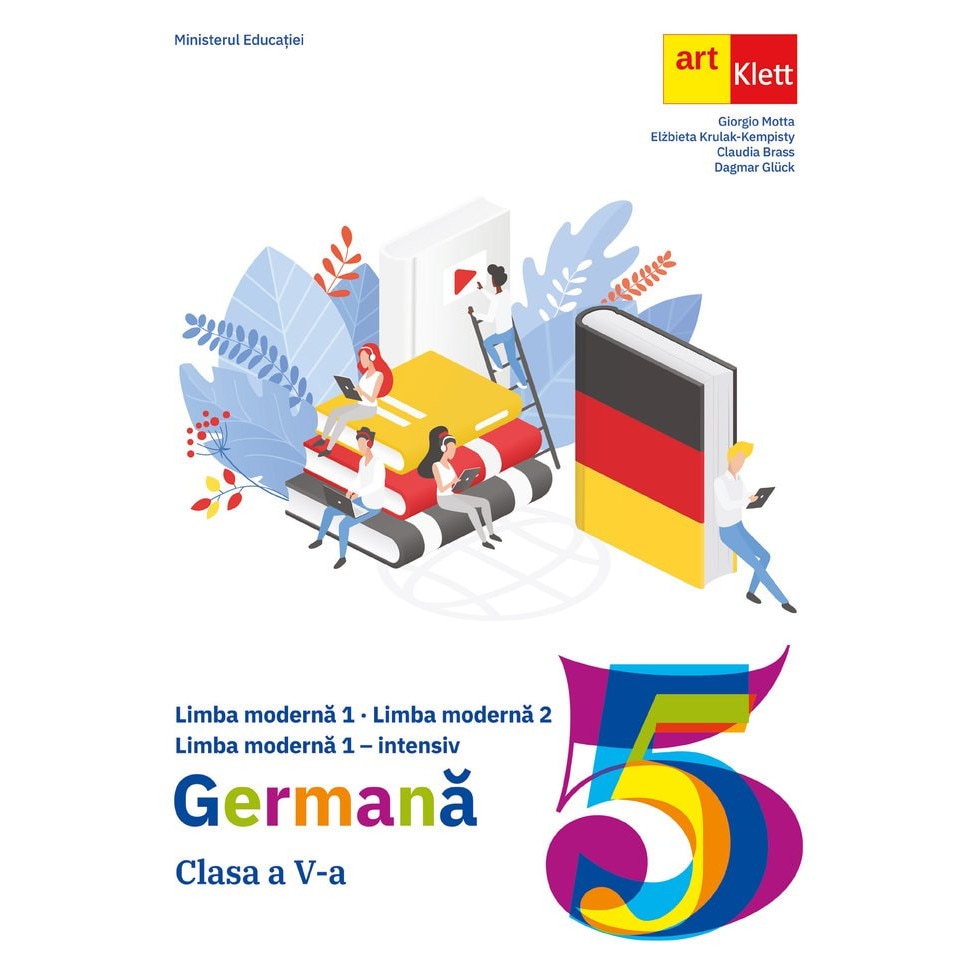 Limba Moderna. Limba Germana - Clasa 5 - Manual - Giorgio Motta ...